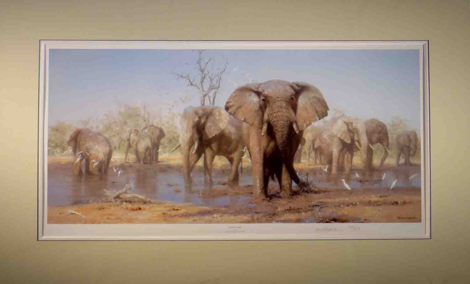 David Shepherd, signed, prints, happy time, elephants